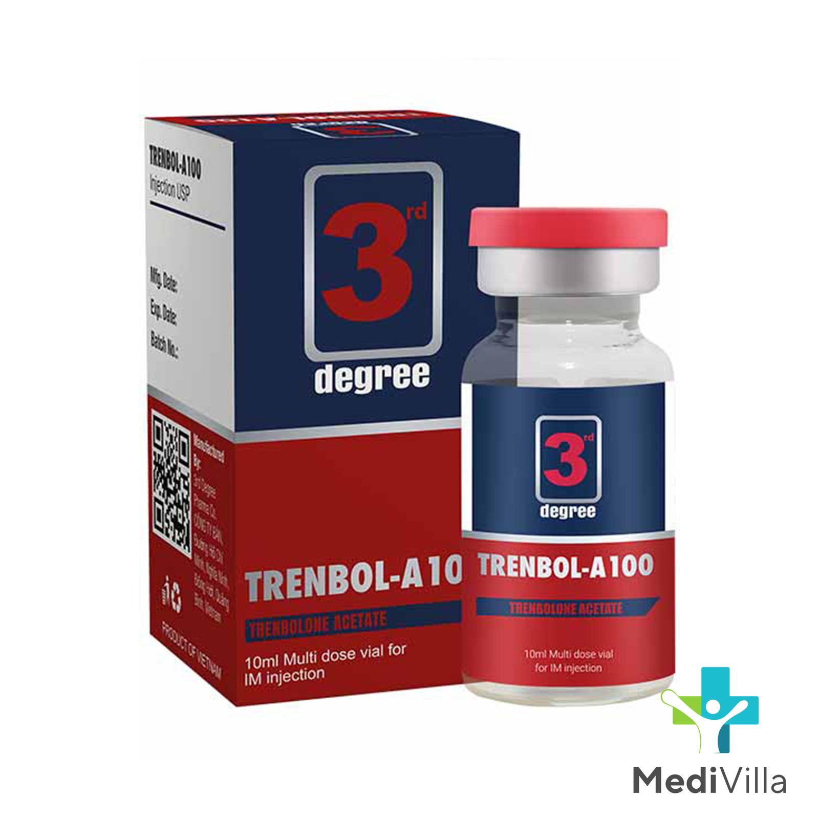 3rd Degree Trenbol-A100 (Tren A 100mg) - Medivilla